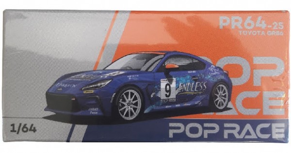 TOYOTA GR86 - ENDLESS - POP RACE PR64-0025 2024 Azul/Outras Novo